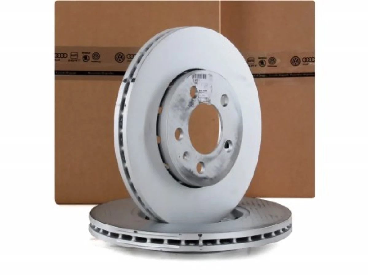 Front axle brake discs for VW Polo 6R