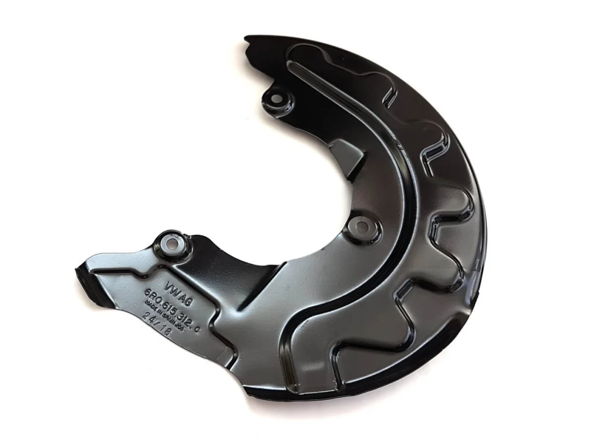 Front axle brake disc covers for VW Polo 6R