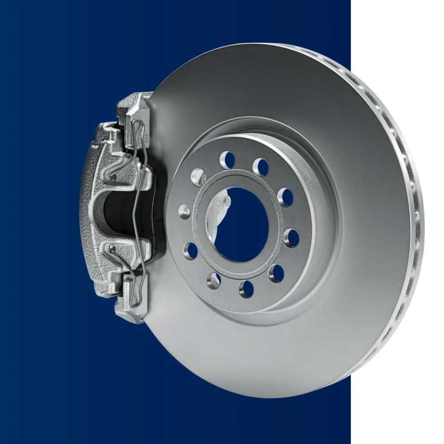 VW Polo 6R brake system components
