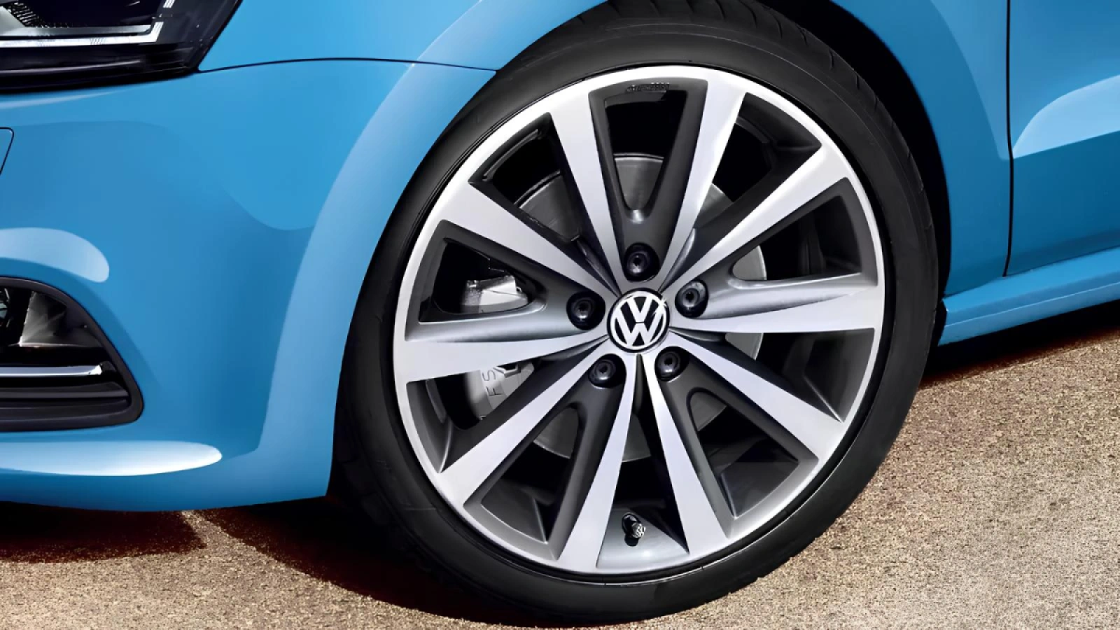 Genuine 16-inch Alloy Wheels for VW Polo 6R