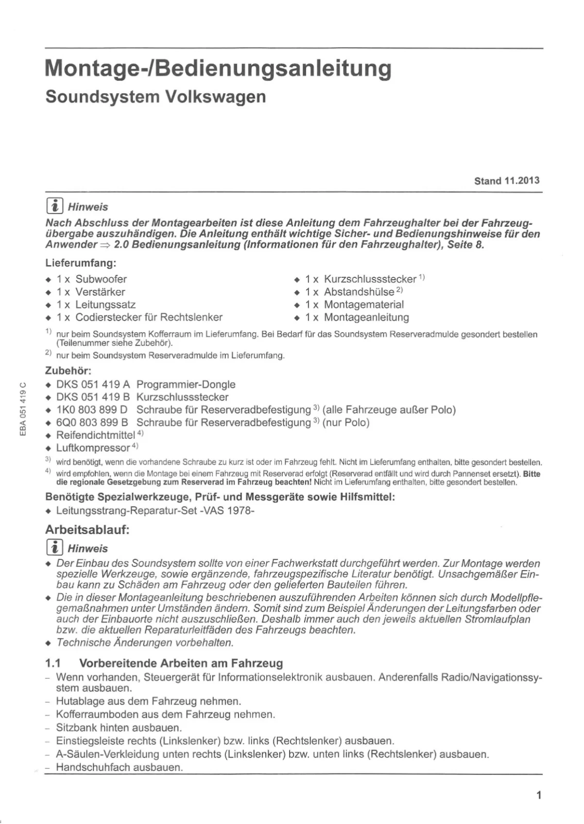 VW Helix manual de | VW Polo 6R Parts Catalog
