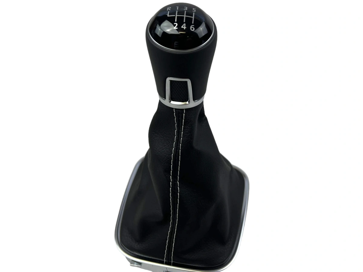Gearstick knob (leather) black/black/ceramic 6C0711113CEJN