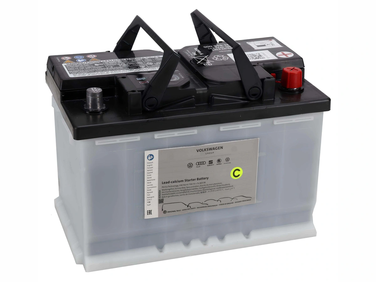 Battery 72Ah/380A 000915089F for Volkswagen Polo 6R