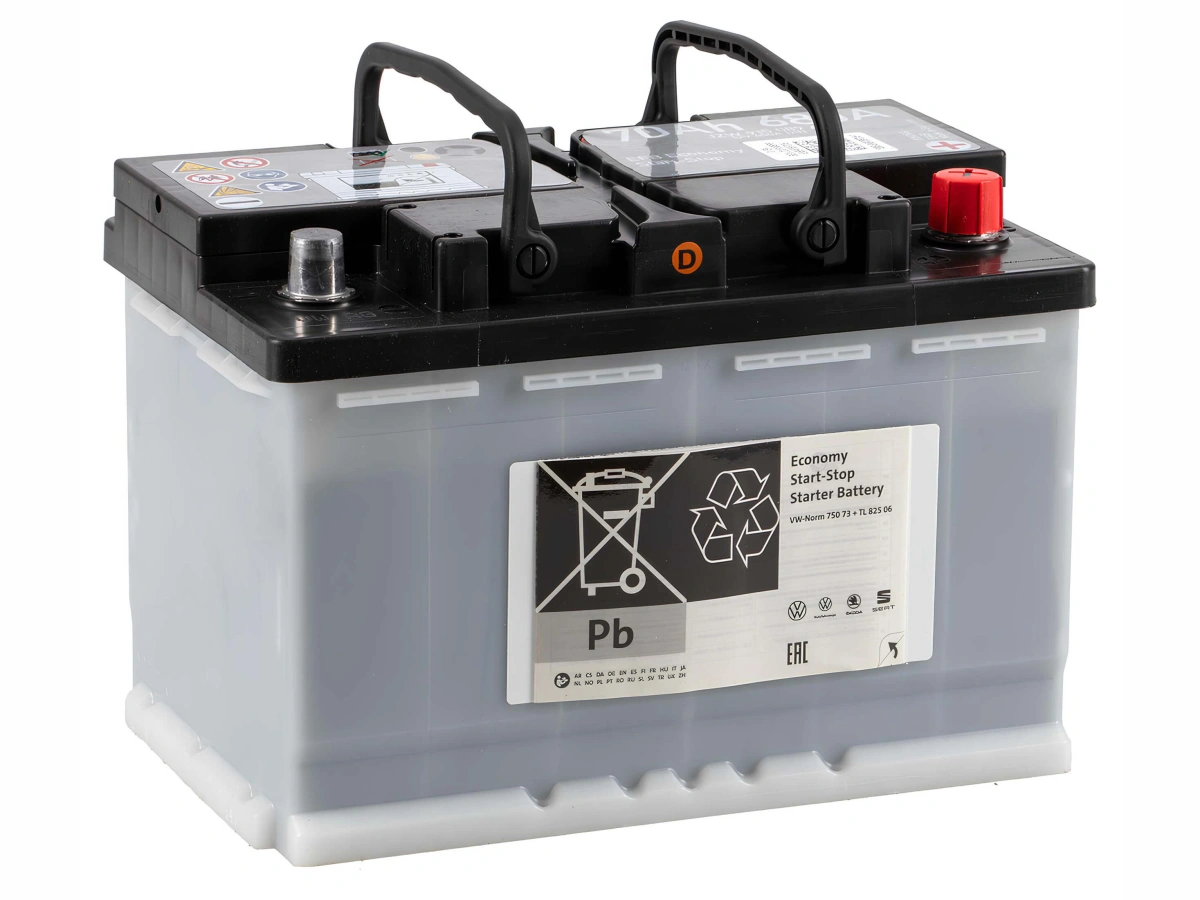 Battery 70AH/400A EFB JZW915089A for Volkswagen Polo 6R