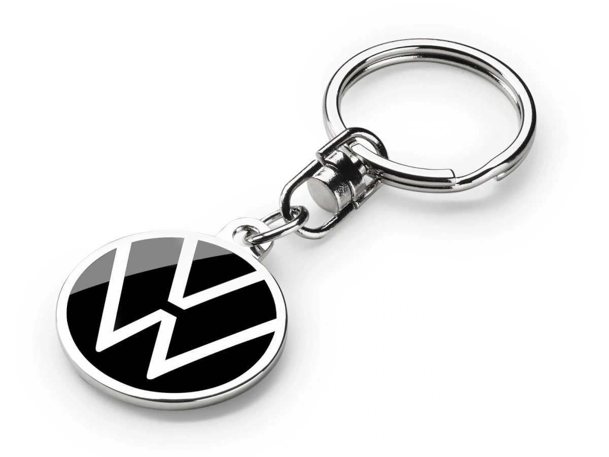 VW Logo Key Ring 000087010BR - Genuine Volkswagen Accessories